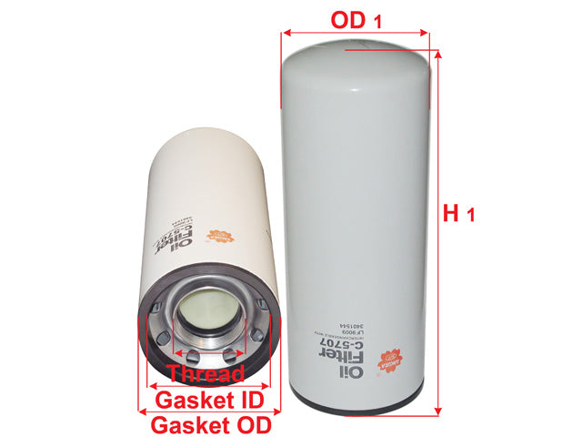 C-5707 Oil Filter | Filters & More – Filters and More Store