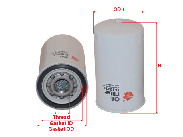 C-15331 Oil Filter | Filters & More – Filters and More Store