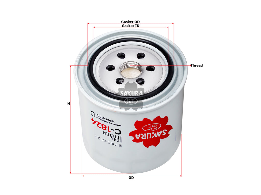C-1824 Oil Filter | Filters & More – Filters and More Store