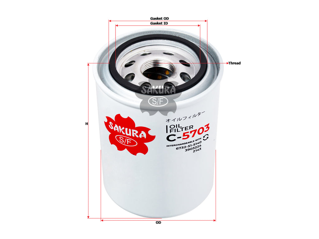 C-5703 Oil Filter | Filters & More – Filters and More Store