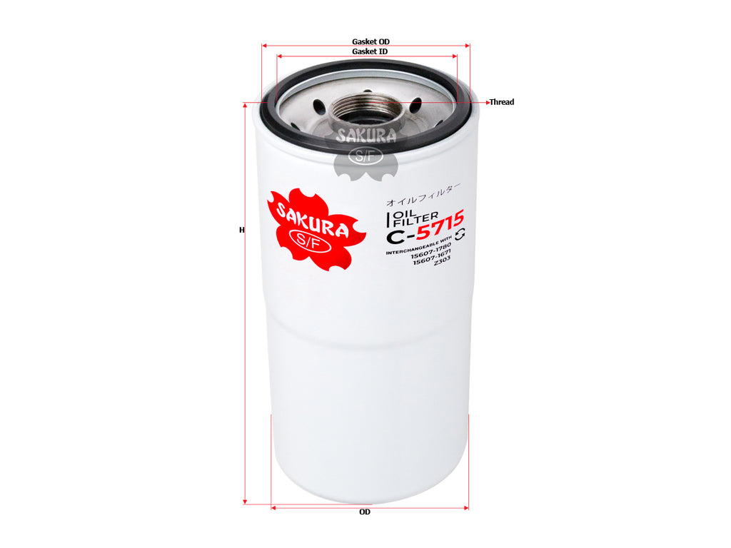 C-5715 Oil Filter - Filters and More – Filters and More Store