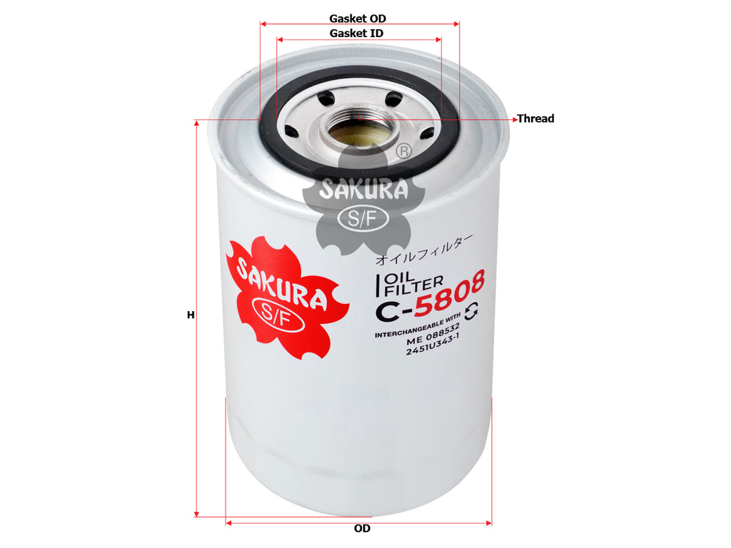 C-5808 Oil Filter | Filters & More – Filters and More Store