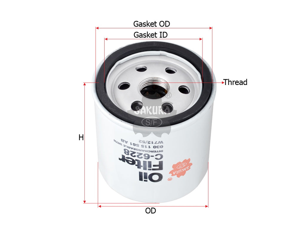 C-6228 Oil Filter | Filters & More – Filters and More Store
