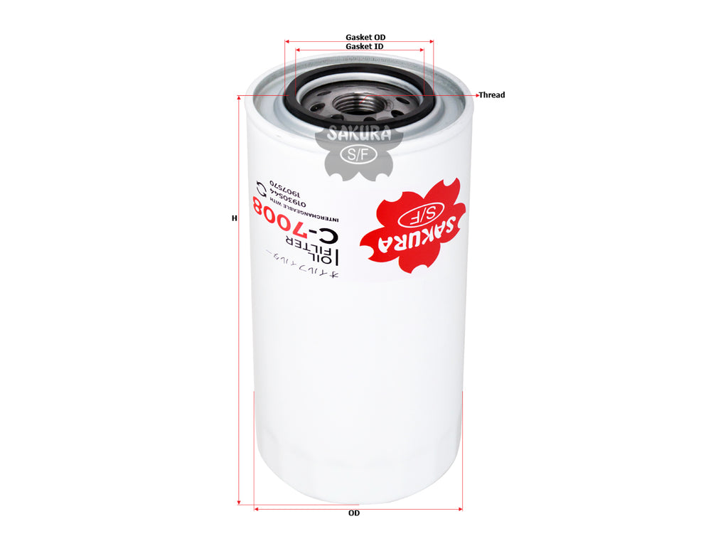 C-7008 Oil Filter | Filters & More – Filters and More Store