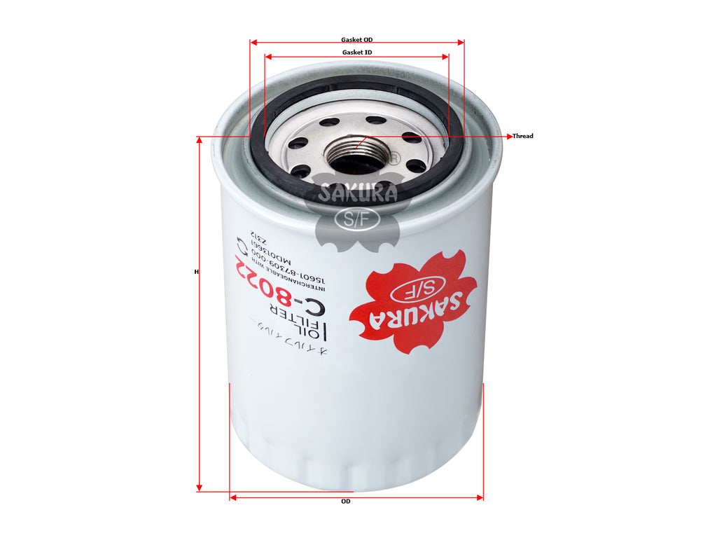 C-8022 Oil Filter | Filters & More – Filters and More Store
