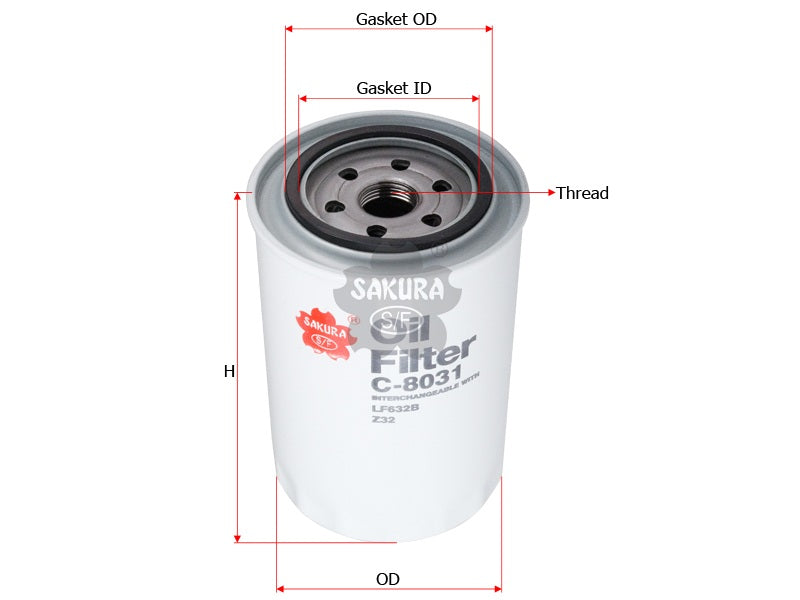 C-8031 Oil Filter | Filters & More – Filters and More Store